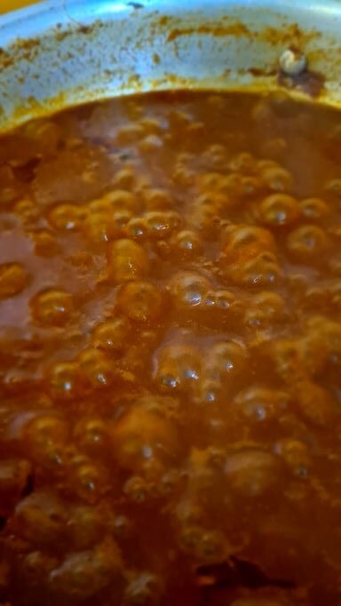 Authentic Nellore chepala pulusu (Fish curry) - Snails and Oaks